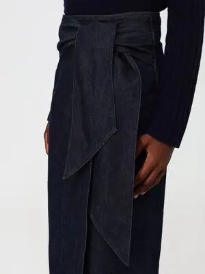 Emporio Armani Denim Wrap Skirt