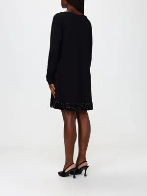 Emporio Armani Sequined Hem Dress