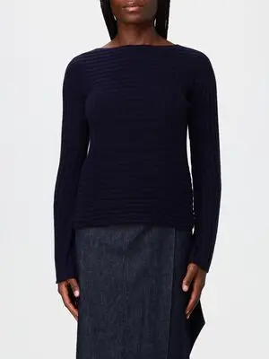 Emporio Armani Ribbed Knit Sweater - Blue