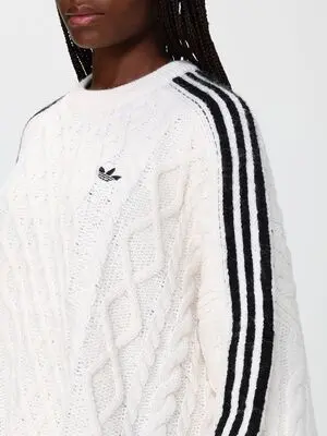 ADIDAS ORIGINALS Crewneck Cable Knit Sweater