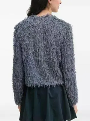 OUI Feather-effect Knitted Jacket