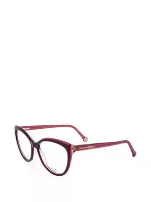 Carolina Herrera Cat-eye Frame Glasses - Red