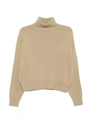 TELA Fumie Turtleneck Sweater - Neutrals