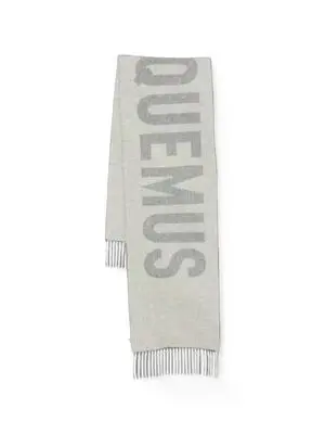 Jacquemus Logo-intarsia Fringed Scarf
