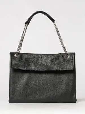 Orciani Leather Shoulder Bag - Black