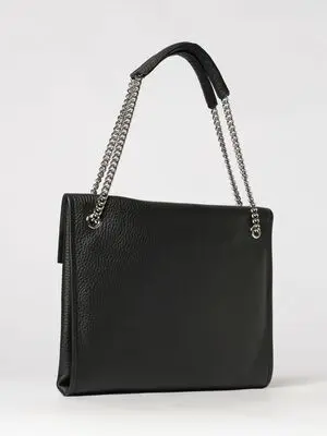 Orciani Leather Shoulder Bag - Black