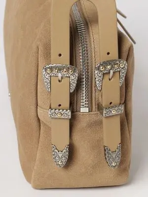 Pinko Suede Shoulder Bag - Brown