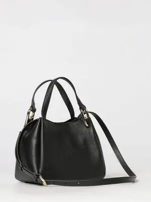 Furla Nuvola Mini Bag With Double Handle And Adjustable Shoulder Strap - Black