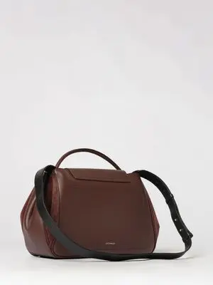 COCCINELLE Pansy Suede And Leather Handbag With Removable Shoulder Strap - Red