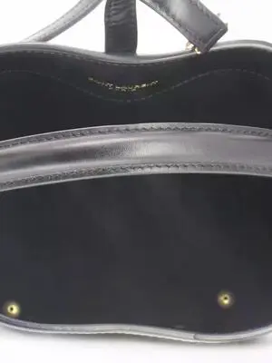 Saint Laurent Le 37 Leather Mini Bucket Bag - Black