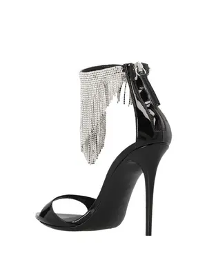 GIUSEPPE ZANOTTI Crystal Fringe Sandals
