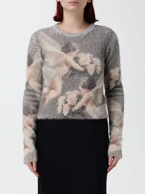 Fiorucci Angellic Print Knit Sweater - Grey