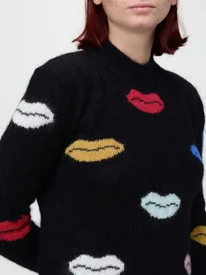 Fiorucci Knit Sweater With Lip Print