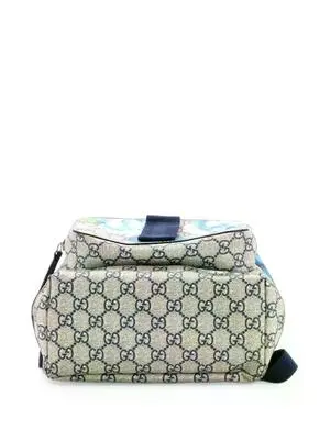 Gucci Blooms Print Gg Coated Canvas Small Backpack