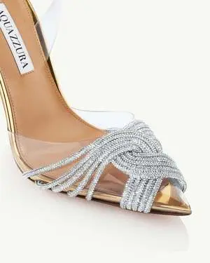 AQUAZZURA Pointed 115mm Leather Pumps