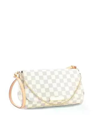 LOUIS VUITTON Monogram Favorite Mm Crossbody Bag - White