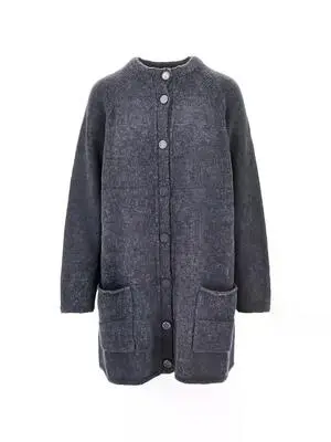 Emporio Armani Button-fastening Long-sleeve Cardigan - Grey