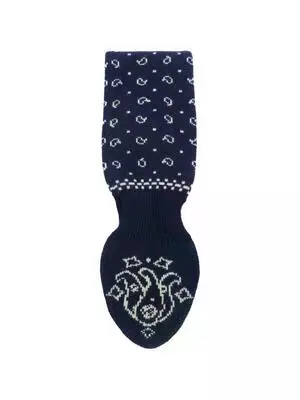 Guest In Residence Paisley-print Bandana Scarf - Blue