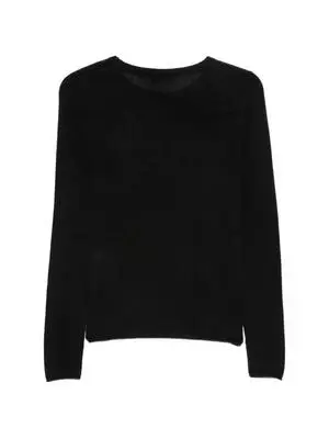 PHILO-SOFIE Contrast-stitch Crew-neck Top