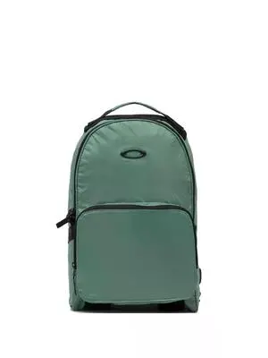 Oakley Logo Plaque Zip-fastening Backpack - Green
