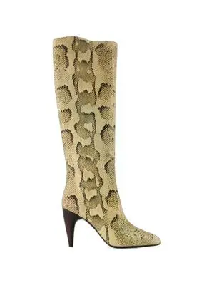 Isabel Marant Étoile Jany Snake-effect Boots
