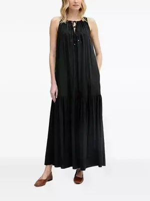 MOS MOSH Mmsabri Sleeveless Tiered Maxi Dress - Black