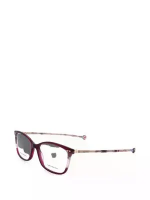 Carolina Herrera Rectangle-frame Glasses - Purple