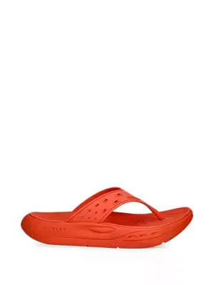 Oakley Studio Perforated Logo-embossed Flip-flops