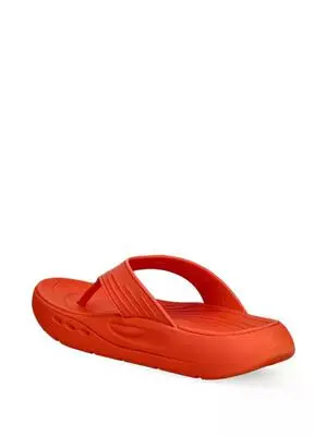 Oakley Studio Perforated Logo-embossed Flip-flops