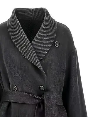 Emporio Armani Belted Double-breasted Coat