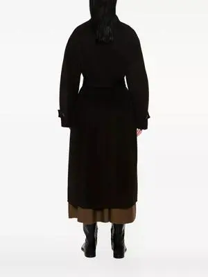 Soeur James Belted Button-up Coat