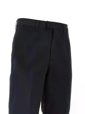 Emporio Armani Straight-leg Cotton Trousers