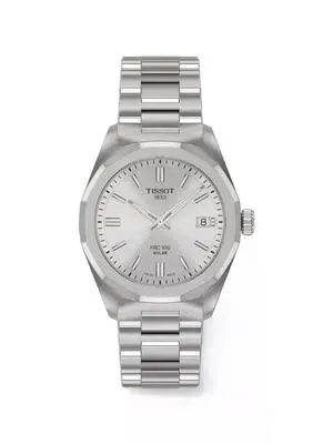 TISSOT Prc 100 Solar 34mm Watch - Silver