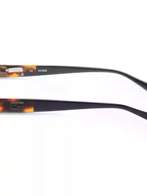 Guess Logo-plaque Glasses - Brown