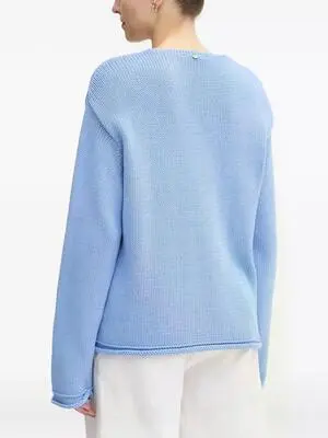 MOS MOSH Mmbine V-neck Chunky-knit Sweater