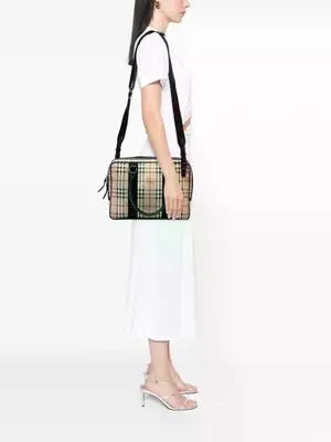 Burberry Haymarket Check Coated Canvas Business Bag