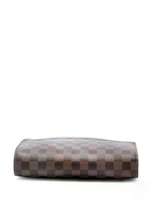 LOUIS VUITTON Damier Ebene Saint Louis Pochette Clutch Bag