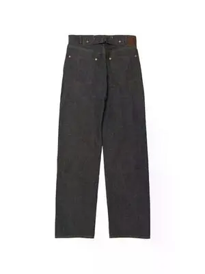 TAIGA TAKAHASHI Buckle-strap Straight-leg Jeans