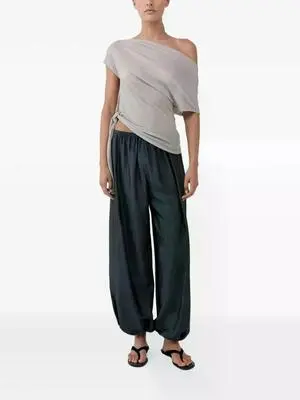 ST. AGNI Silk Balloon Trousers