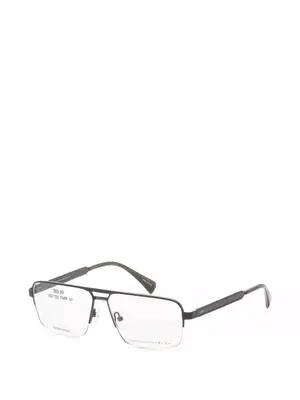 John Varvatos Geometric-frame Glasses - Black