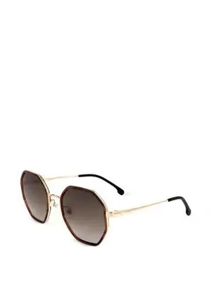 Carrera Eyewear Geometric Frame Sunglasses - Brown