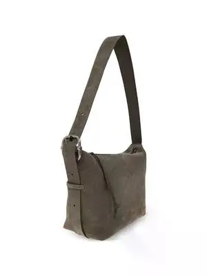 Loewe Medium Loop Leather Shoulder Bag - Green