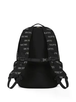 Supreme All-over Logo Print Backpack