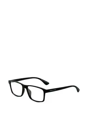 Armani Exchange Rectangle Frame Eyeglasses - Black