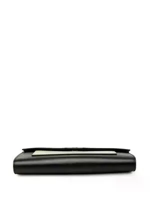 Celine 2017 Medium Tricolor Leather Pocket Envelope Flap On Chain Crossbody Bag