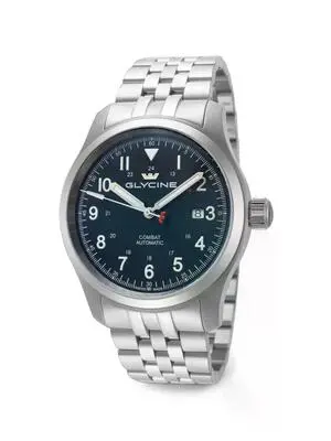 GLYCINE Combat Field 42mm Watch - Blue