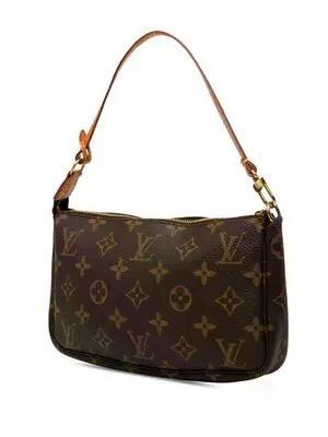 LOUIS VUITTON 2001 Monogram Pochette Accessoires Shoulder Bag