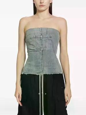 Rick Owens Strapless Bustier Top