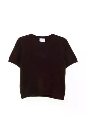 IVORY PARIS Short-sleeve Sweater - Brown