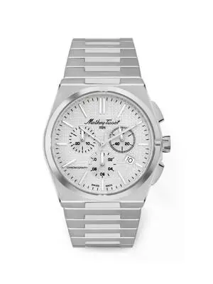MATHEY TISSOT Zoltan 41mm Watch - Silver
